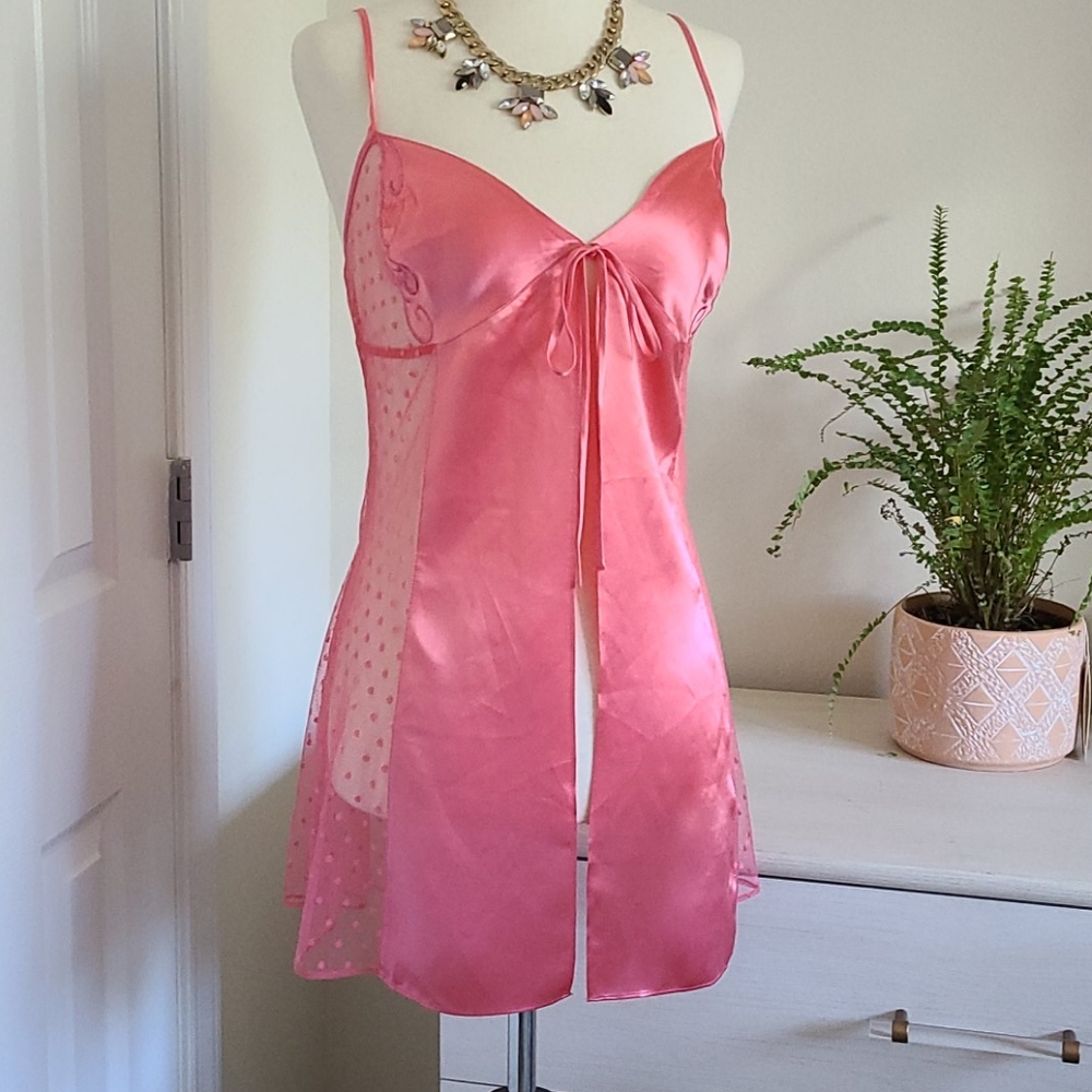 Pretty Pink Peach Victoria's Secret Nightie - Gem